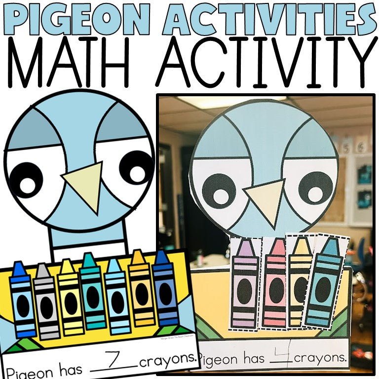 Pigeon Math Craft – The Beach Classroom