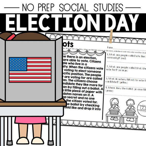 No Prep: Election Day – The Beach Classroom