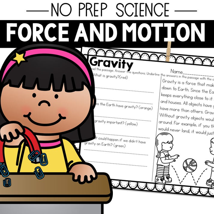No Prep: Force & Motion – The Beach Classroom